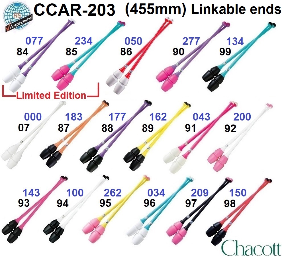 Chacott Rubber Clubs (455 mm) (Linkable ends) 301505-0003-88