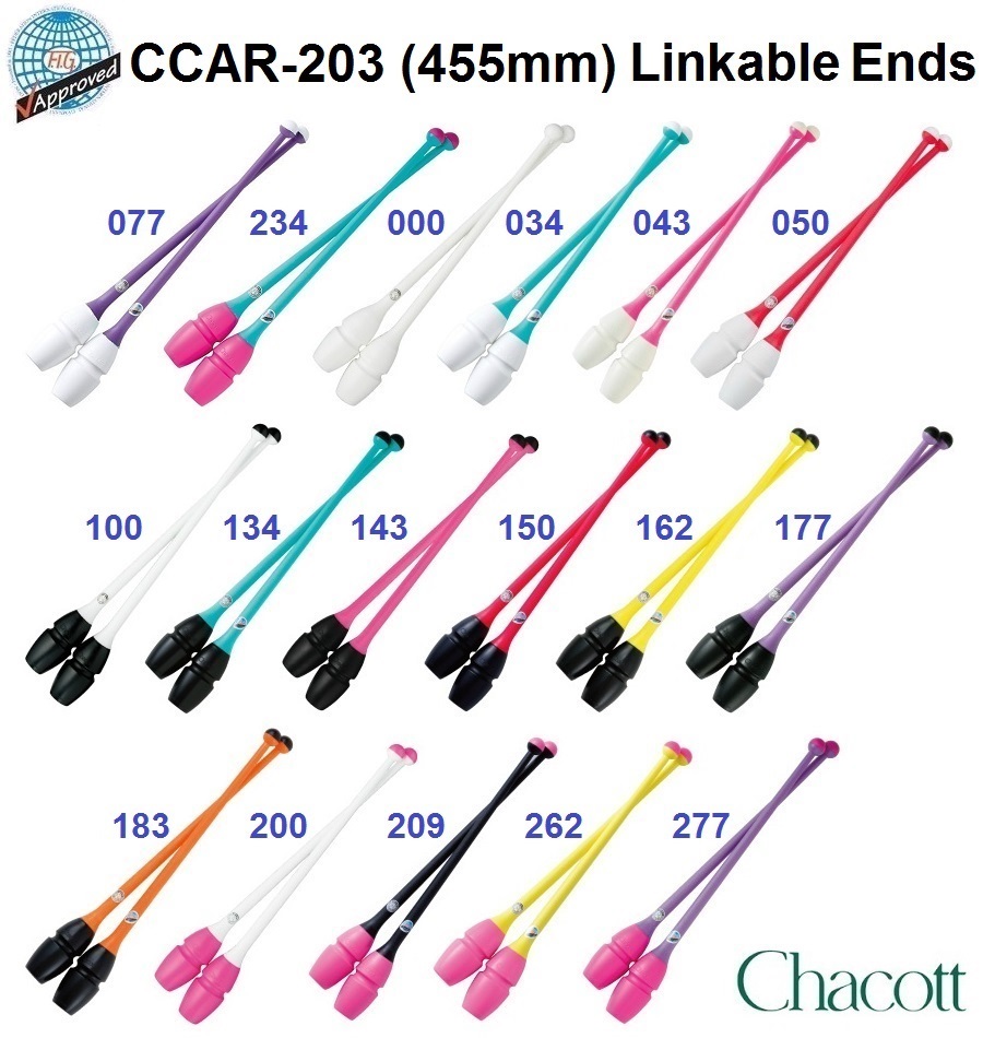 Chacott Rubber Clubs (455 mm) (Linkable ends) 301505-0003-88